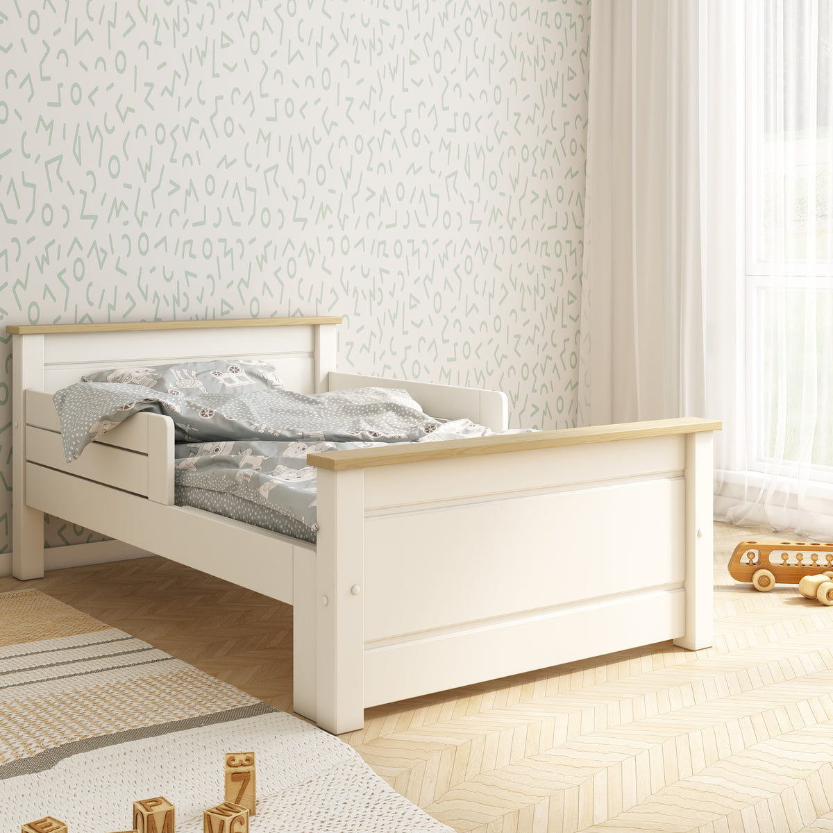 Extending Bed Converts from Toddler to Standard Single, Heritage Pull ...